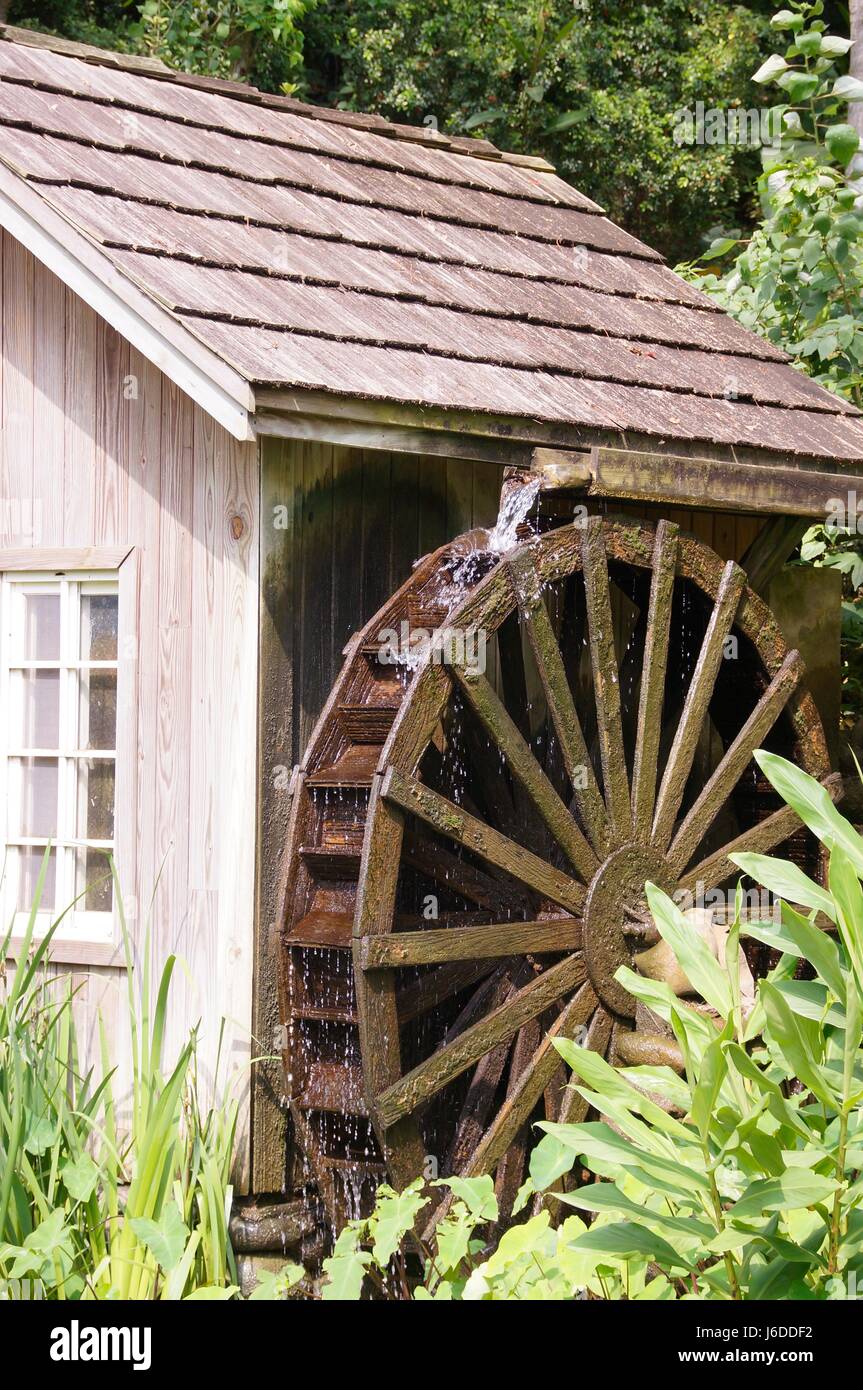 Water mill closeup in the forest Stock Photo - Alamy