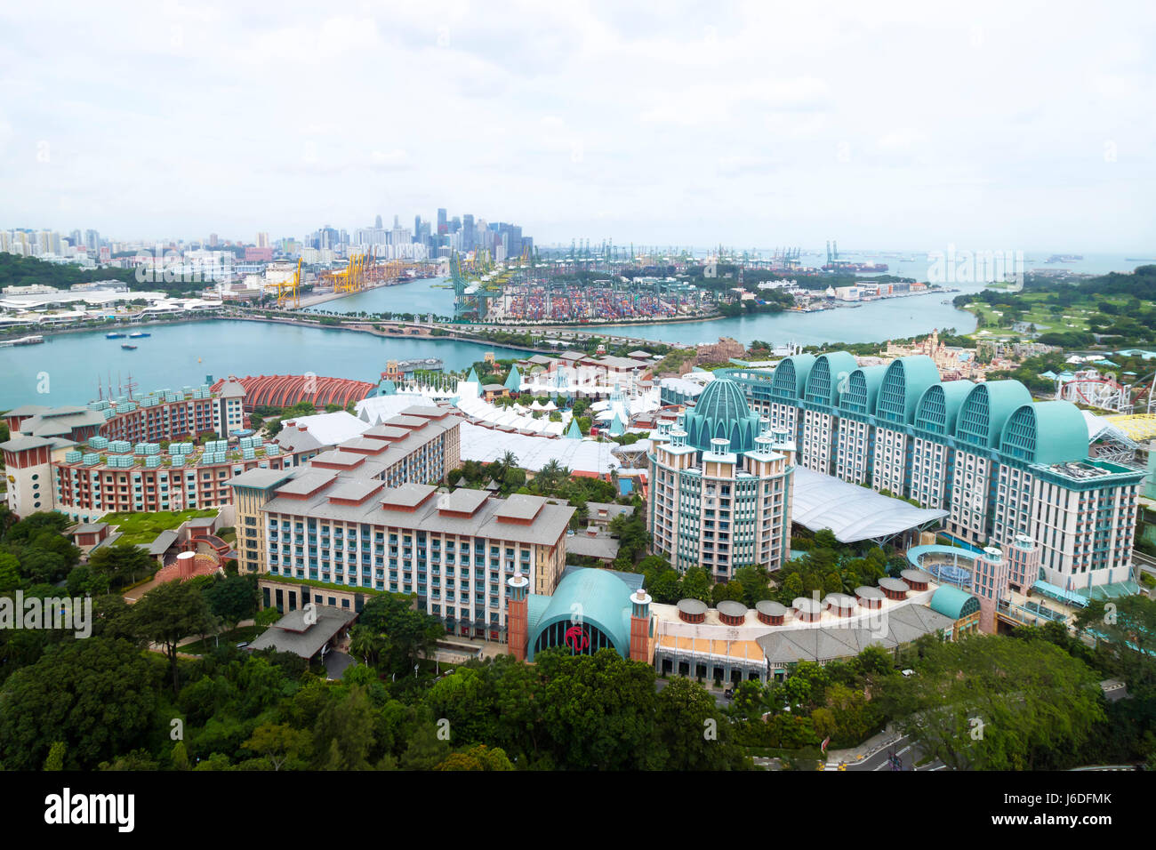SENTOSA, SINGAPORE - January 31 2017 : Sentosa Island in Singapore ...