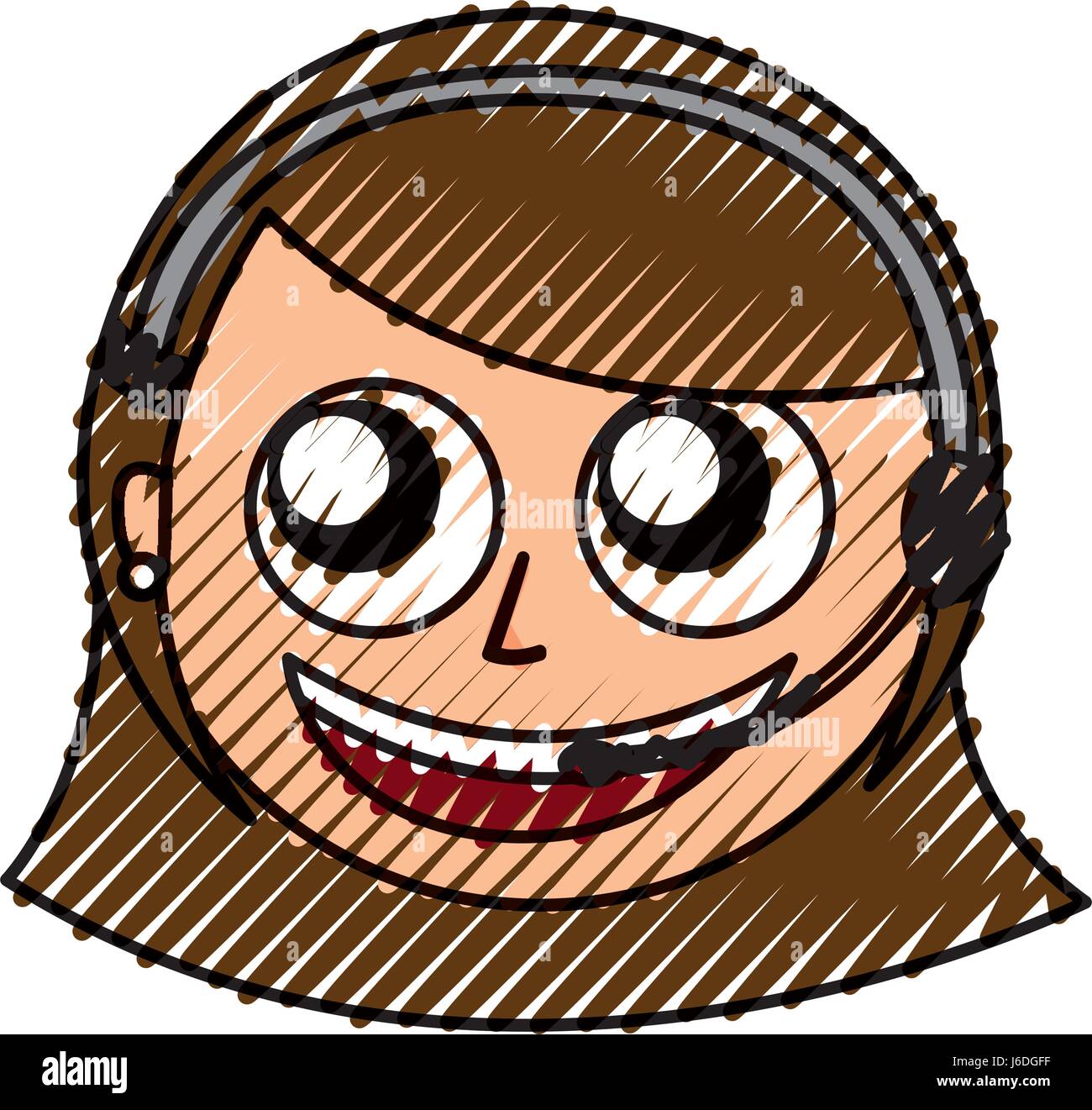call center female agent Stock Vector Image & Art - Alamy