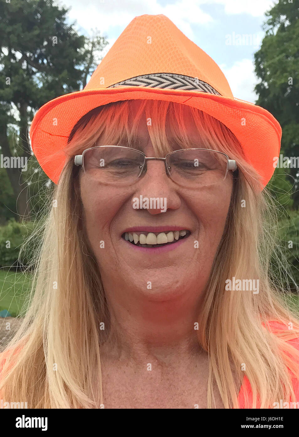 Sandra Shaw, 55, from Warrington in Cheshire, who travelled to the ...