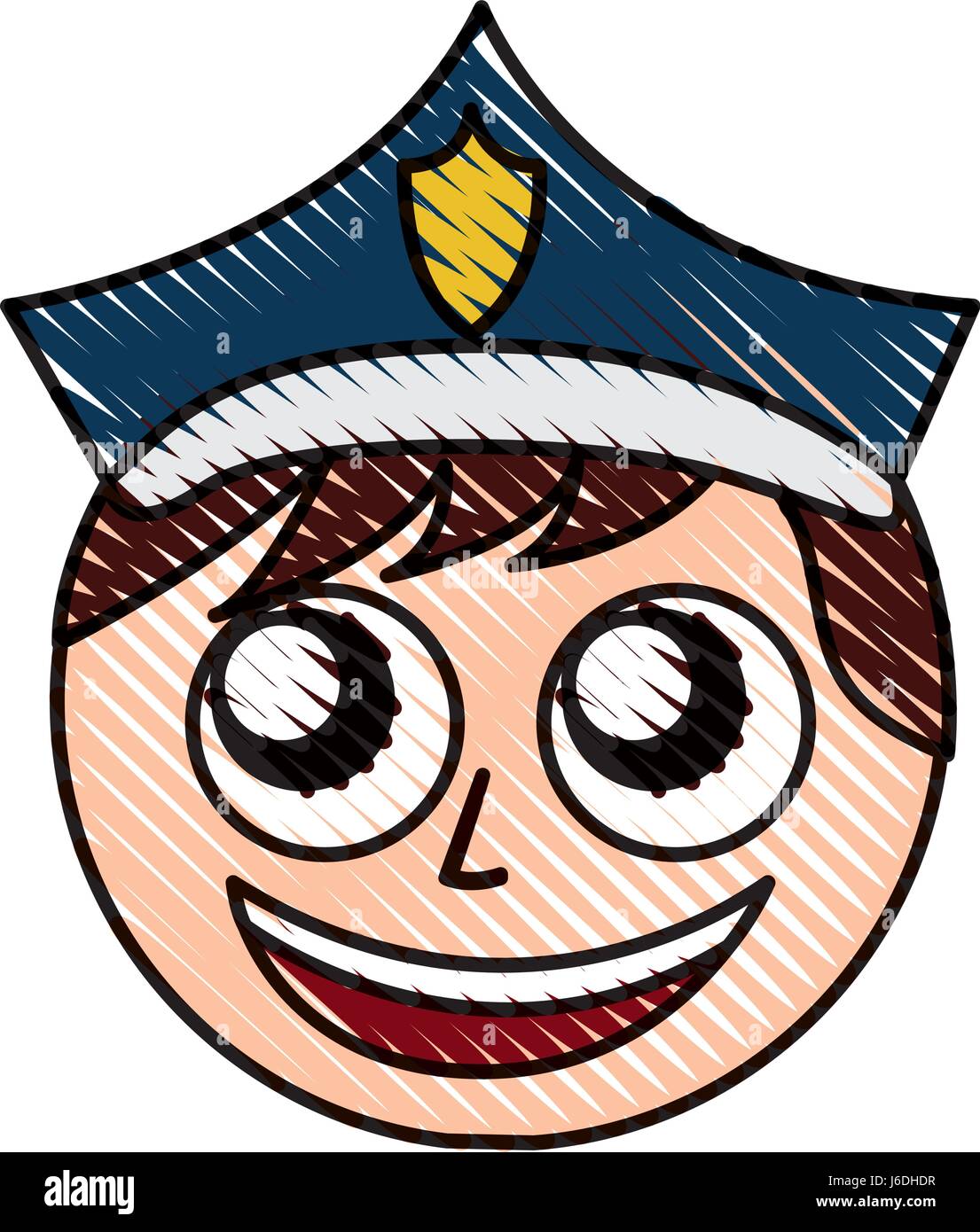 man police officer avatar character Stock Vector Image & Art - Alamy