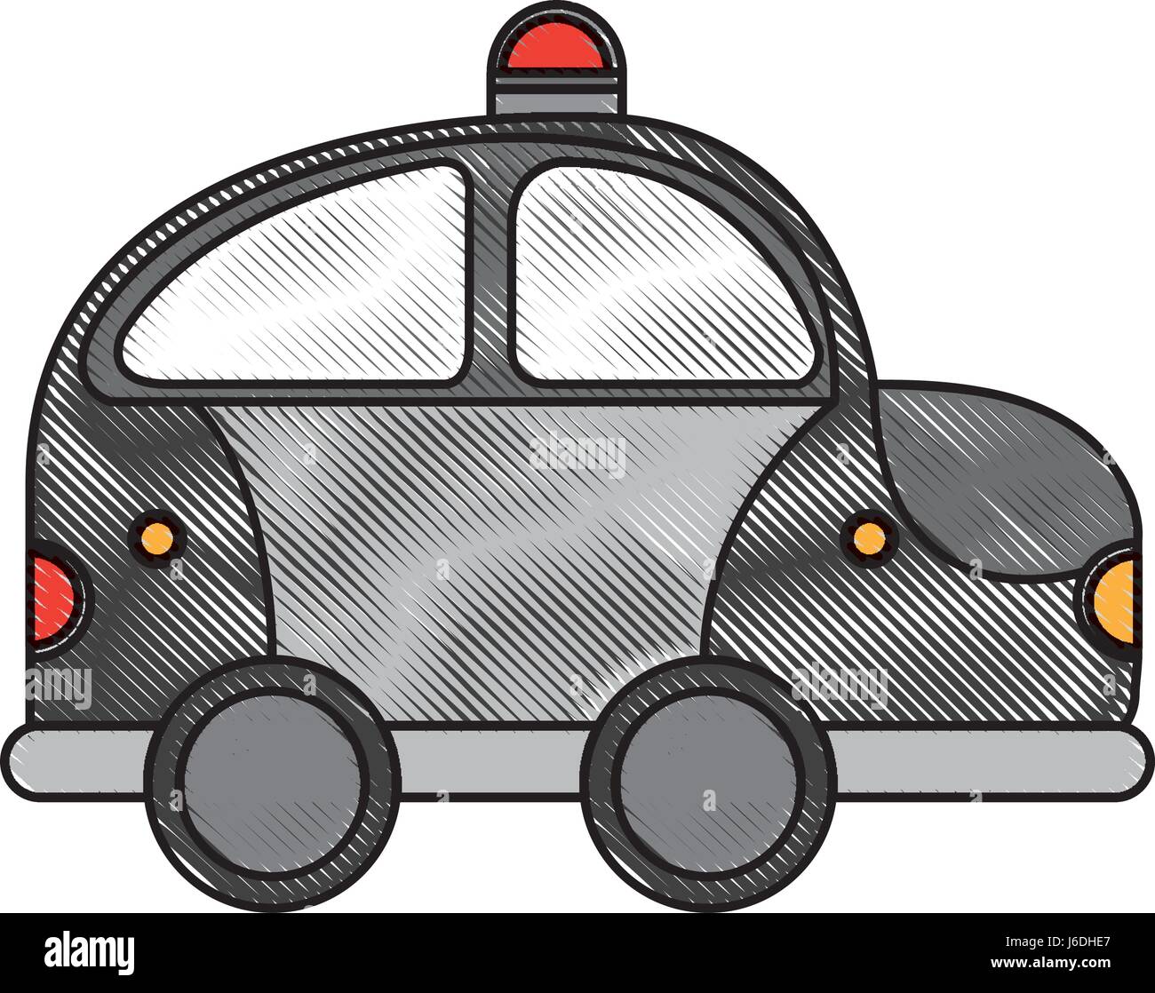 police patrol drawing icon Stock Vector Image & Art - Alamy
