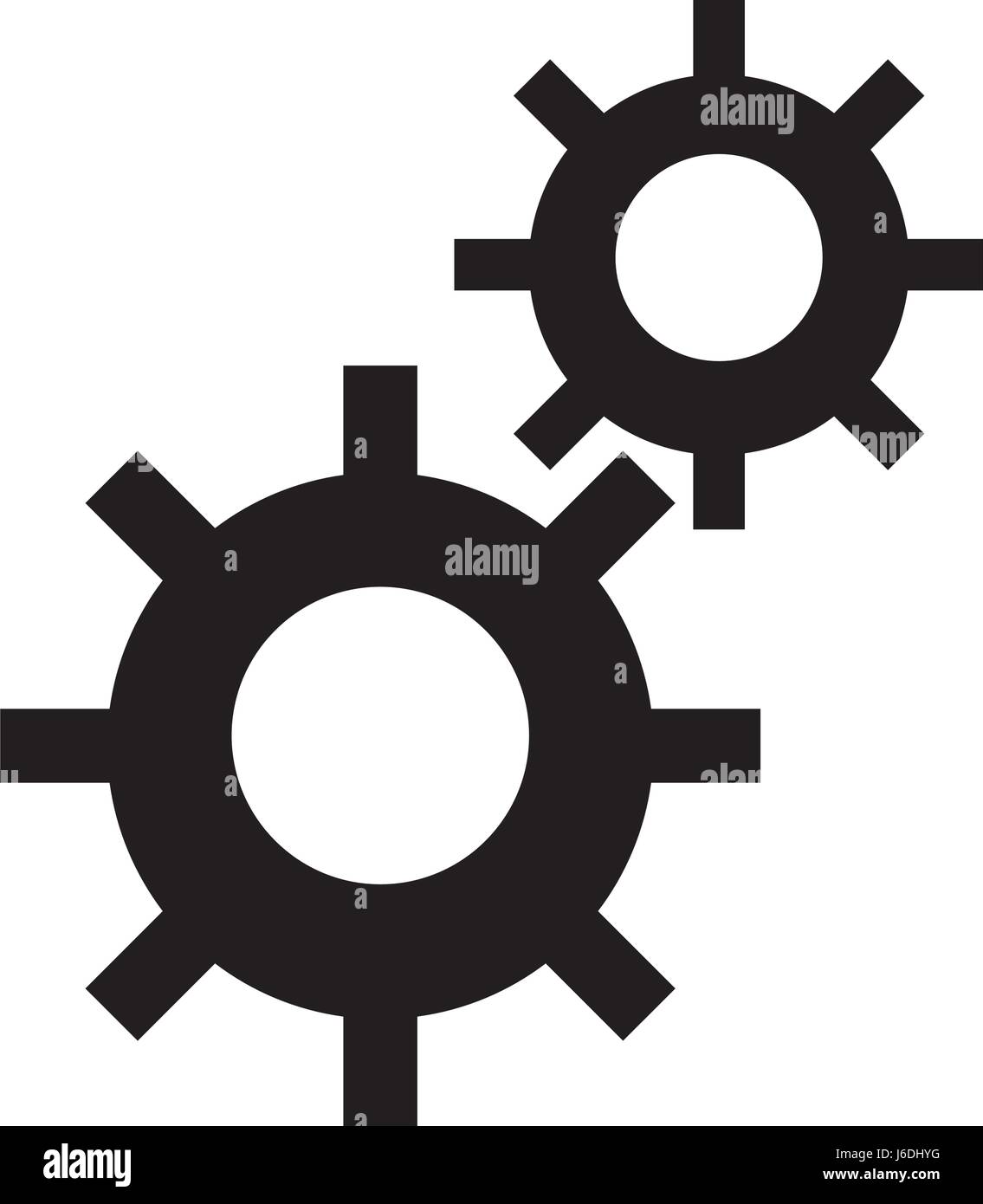 gear wheels teamwork symbol Stock Vector Image & Art - Alamy
