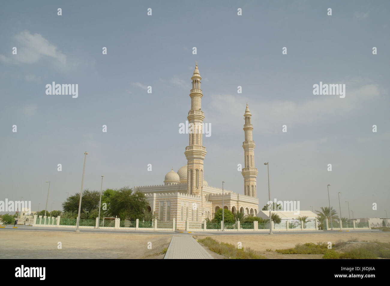Footpath view from Adnoc Service Station 888 towards Al Samha Central ...