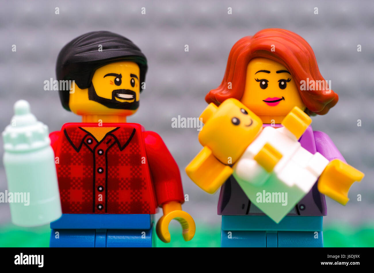 Lego minifigure family hi-res stock photography and images - Alamy