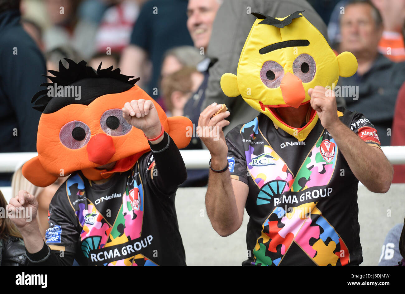 Fans in the stands during day one of the Betfred Super League Magic ...