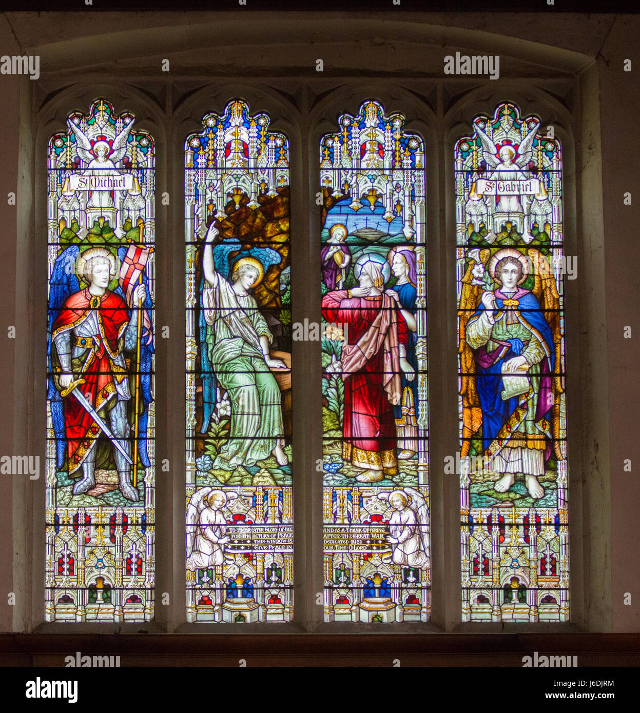 Stained Glass Window Stock Photo - Alamy