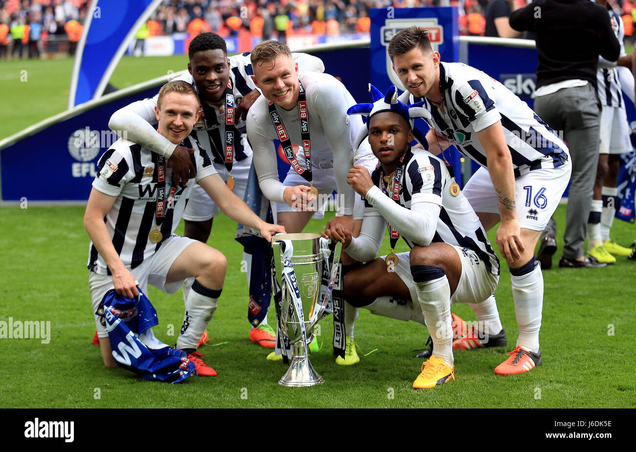 Millwall's (left-right) Shane Ferguson, Fred Onyedinma, Aiden O'Brien ...