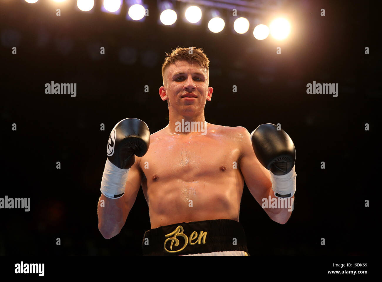 Ben Smith celebrates winning against Yousef Al Hamidi (not in picture ...
