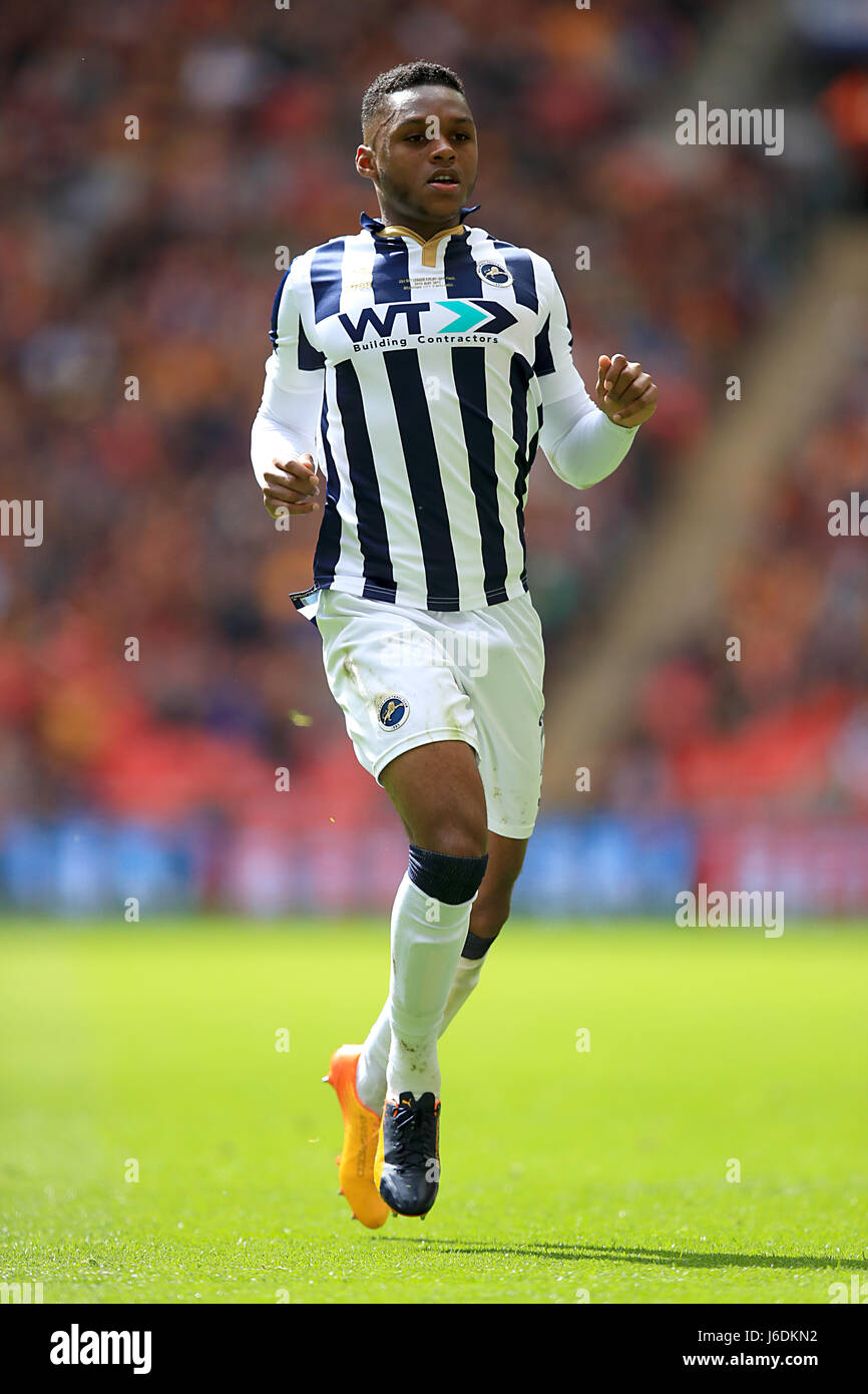 Millwall's Mahlon Romeo in action during the Sky Bet League One play ...