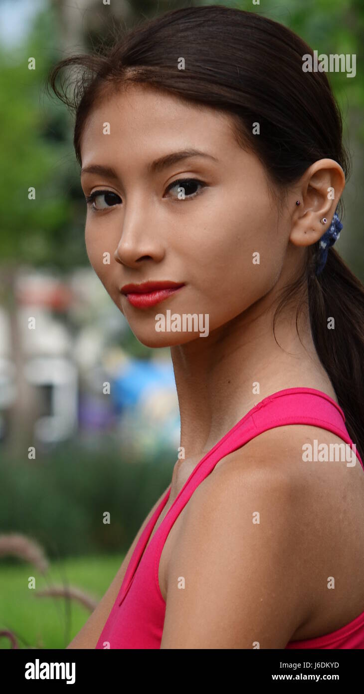 Hispanic Young Person Stock Photo - Alamy