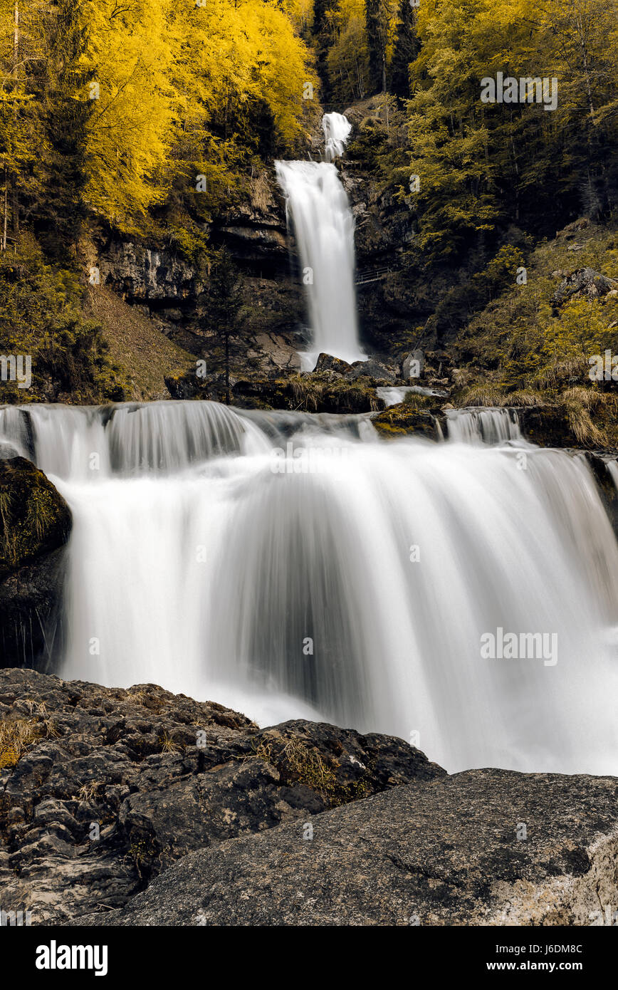 Giessbach Waterfall near Interlaken, Switzerland Stock Photo - Alamy