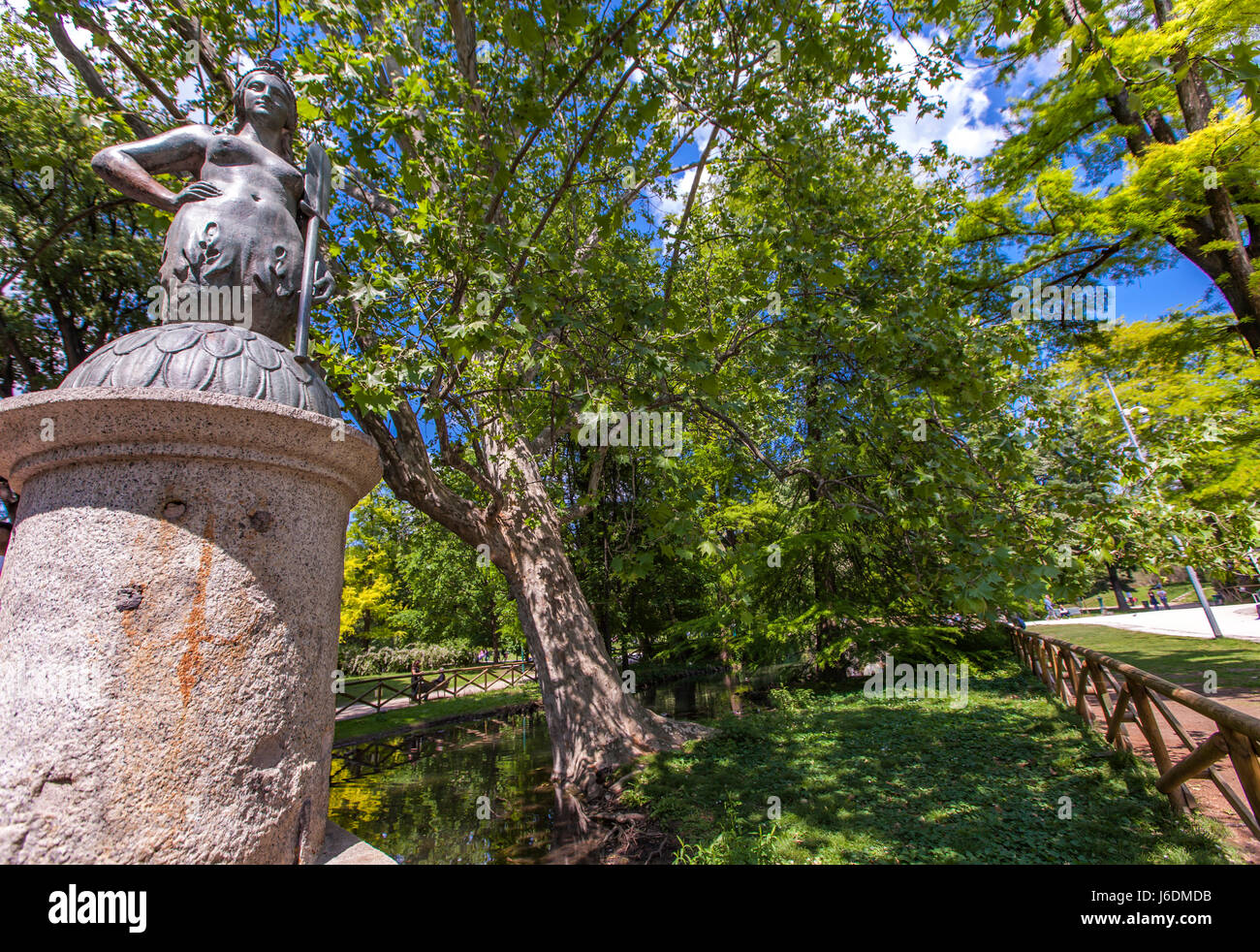 Mermaids bridge at Sempione Park in Milan, Italy Stock Photo - Alamy