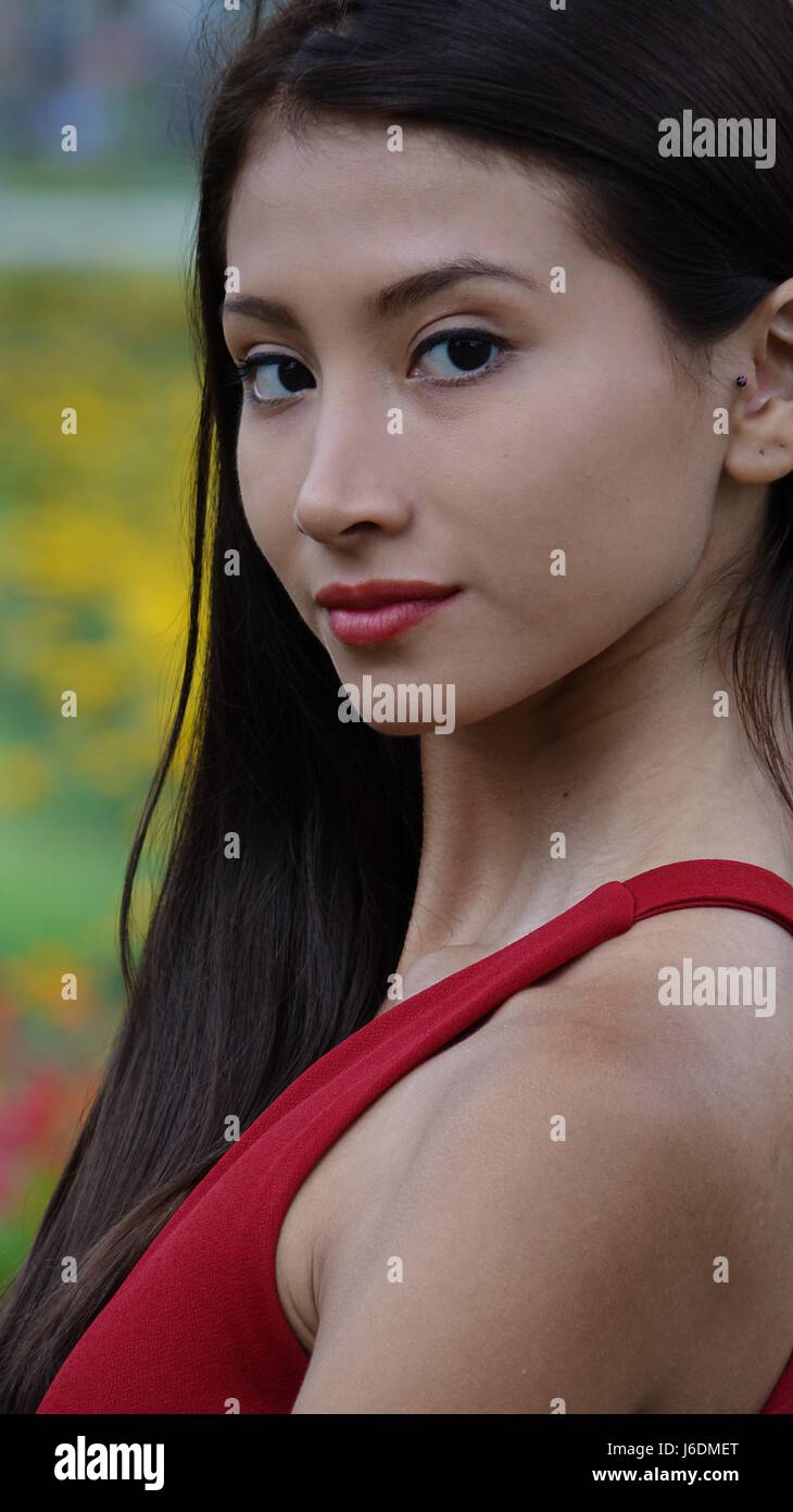 Beautiful Peruvian Person Stock Photo - Alamy