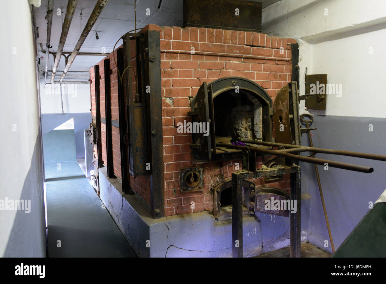 Mauthausen - Gusen concentration camp. Austria, Incinerator Stock Photo ...