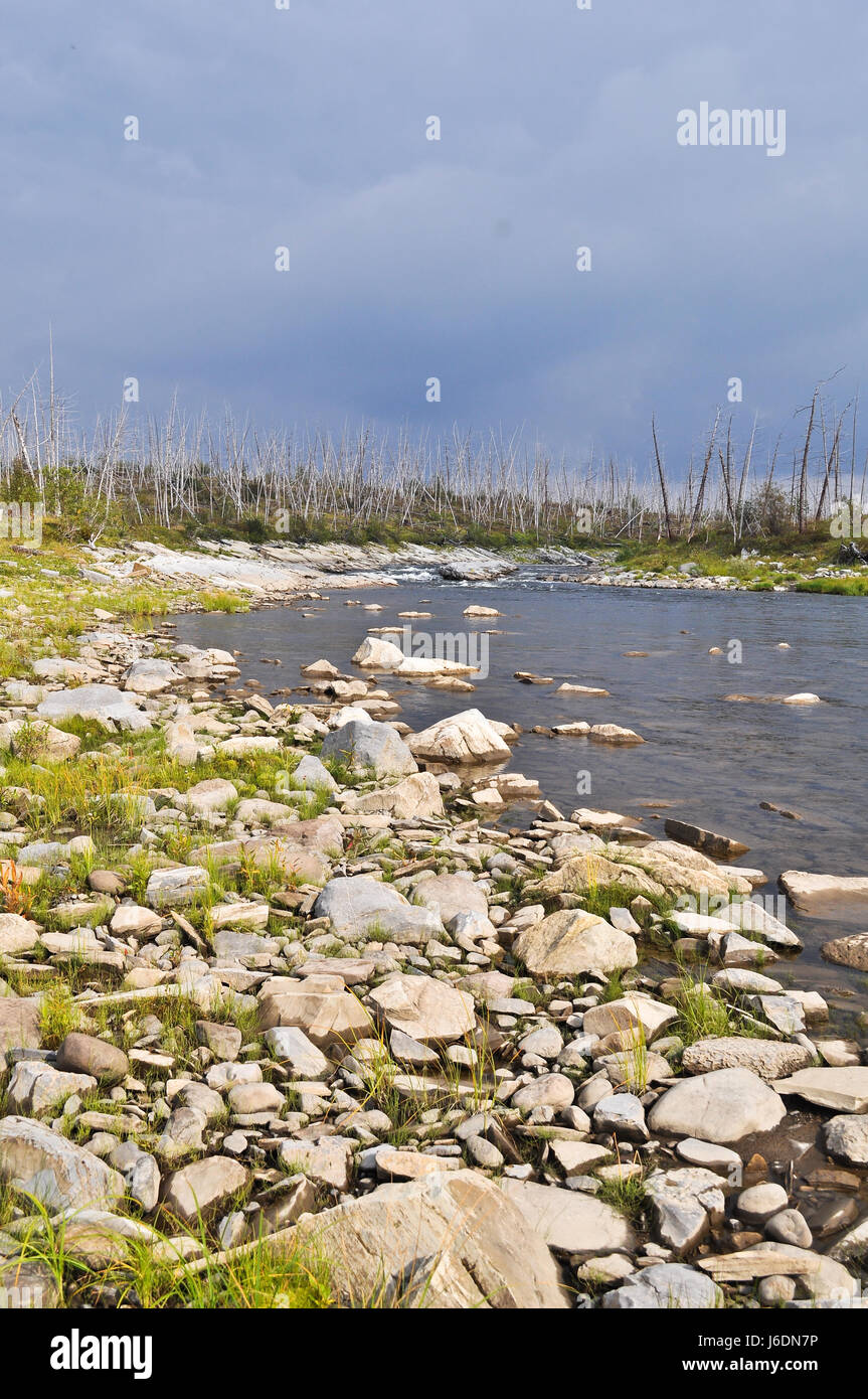 Boulder cobble river channel hi-res stock photography and images - Alamy