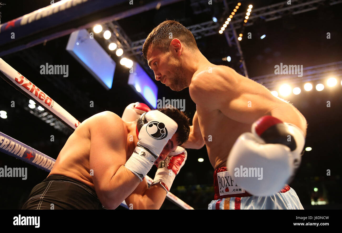 Sam McNess (right) and Zaurs Sadihovs in the International Super ...