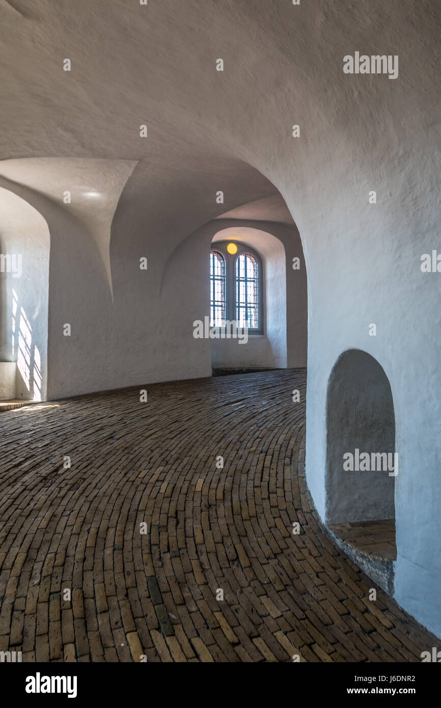 Round Tower in Copenhagen Stock Photo - Alamy