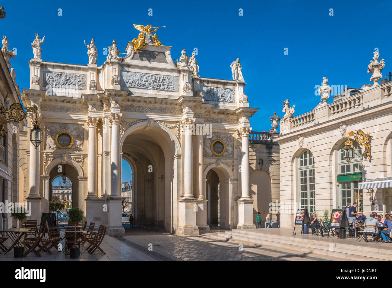 Arch Hare in Nancy France Stock Photo - Alamy