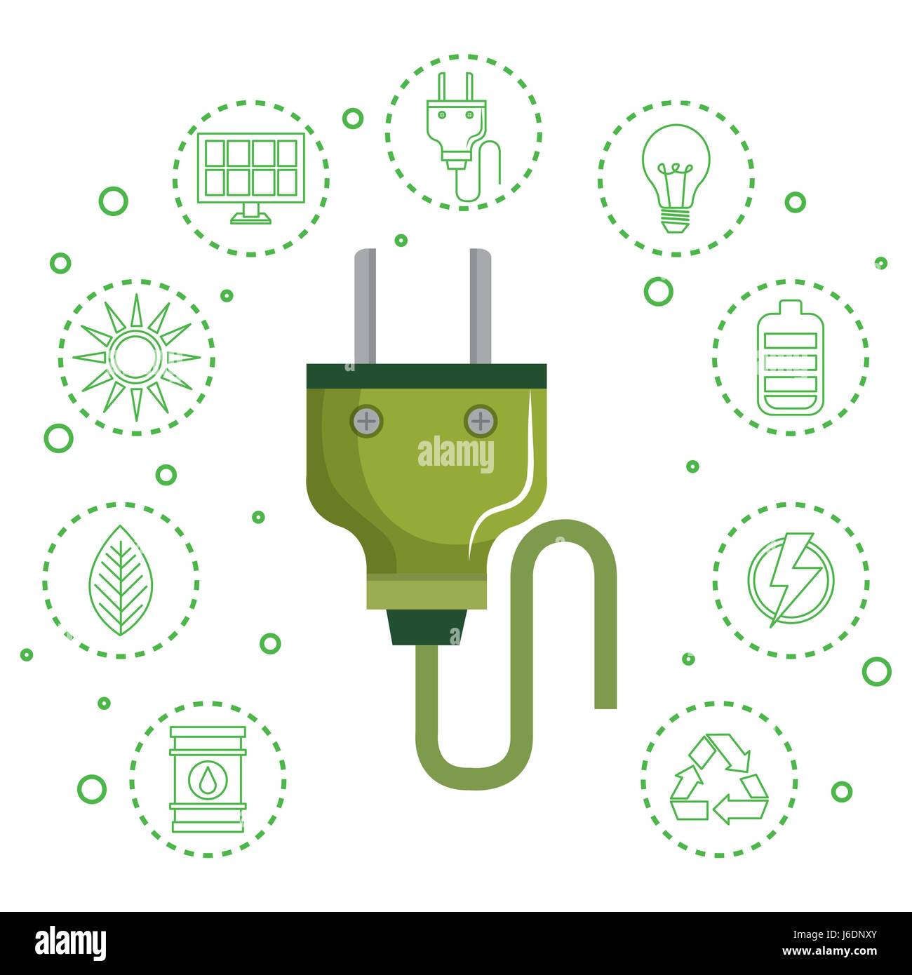 Eco friendly objects Stock Vector Image & Art - Alamy