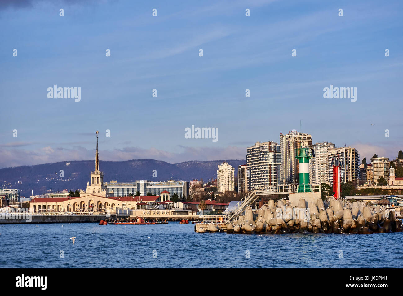 SOCHI, RUSSIA - Sea Port of Sochi Stock Photo - Alamy