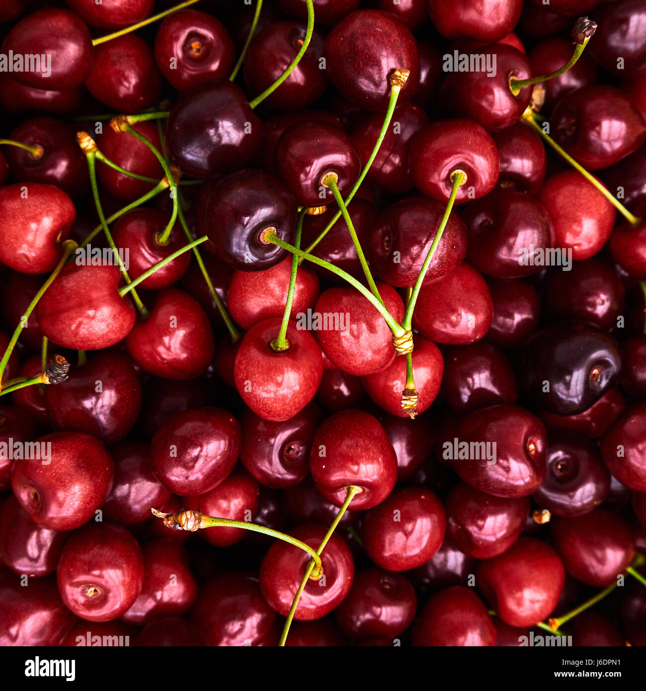 Cherries background. Sweet red cherries Stock Photo - Alamy