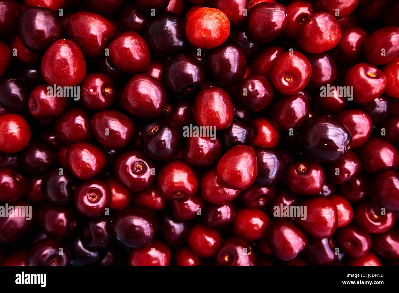 Cherries background. Sweet red cherries Stock Photo - Alamy