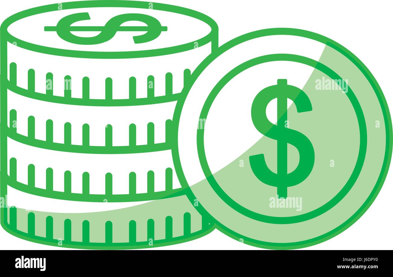 Counting coins shop Stock Vector Images - Alamy