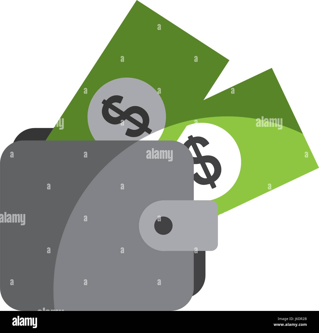 wallet money isolated icon Stock Vector Image & Art - Alamy