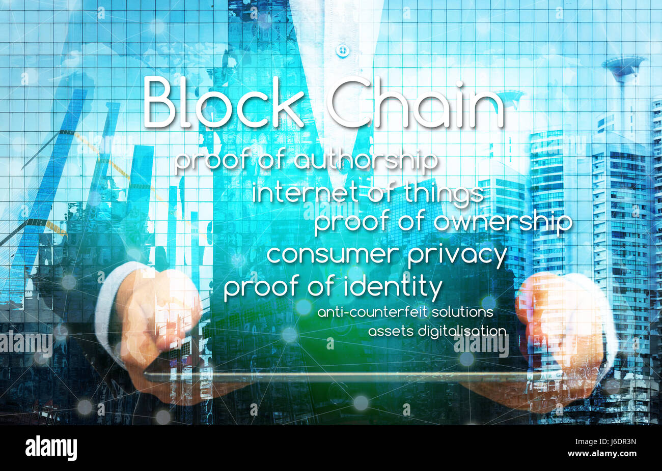 Cryptocurrency, blockchain and bitcoin concept.Distributed ledger ...