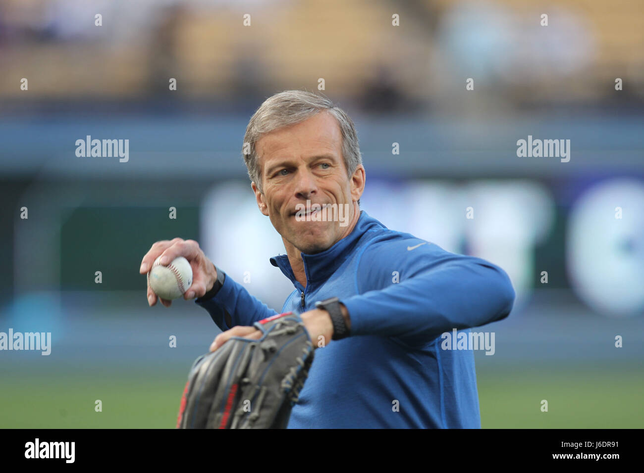 John Thune U.S. Senator from South Dakota throws out the 1st pitch ...