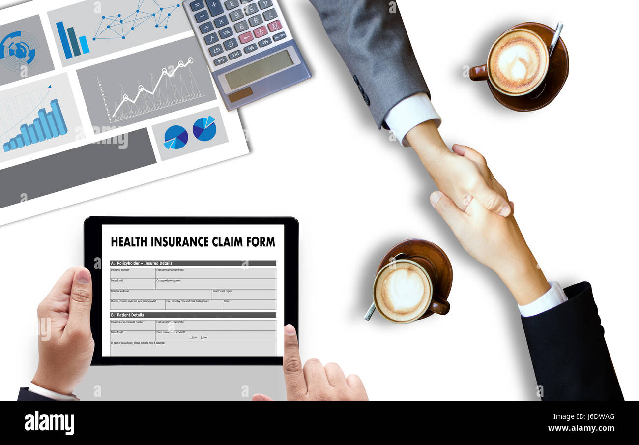 HEALTH INSURANCE CLAIM FORM , Application Concept health care Stock ...