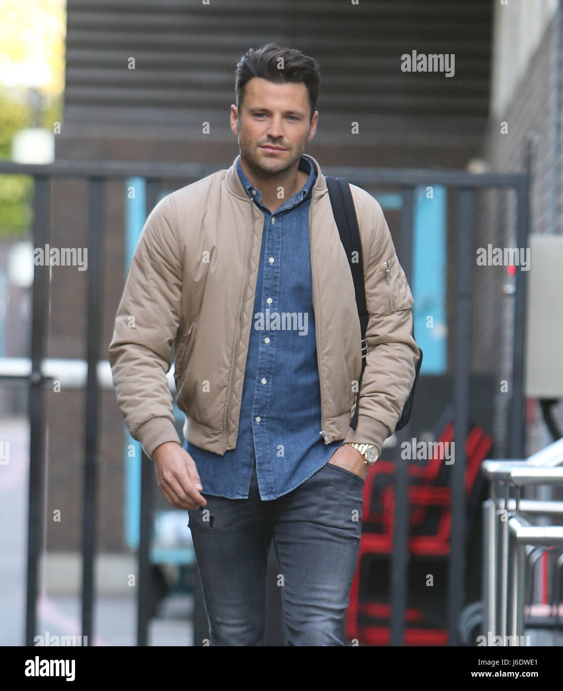 Mark Wright outside ITV Studios Featuring: Mark Wright Where: London ...