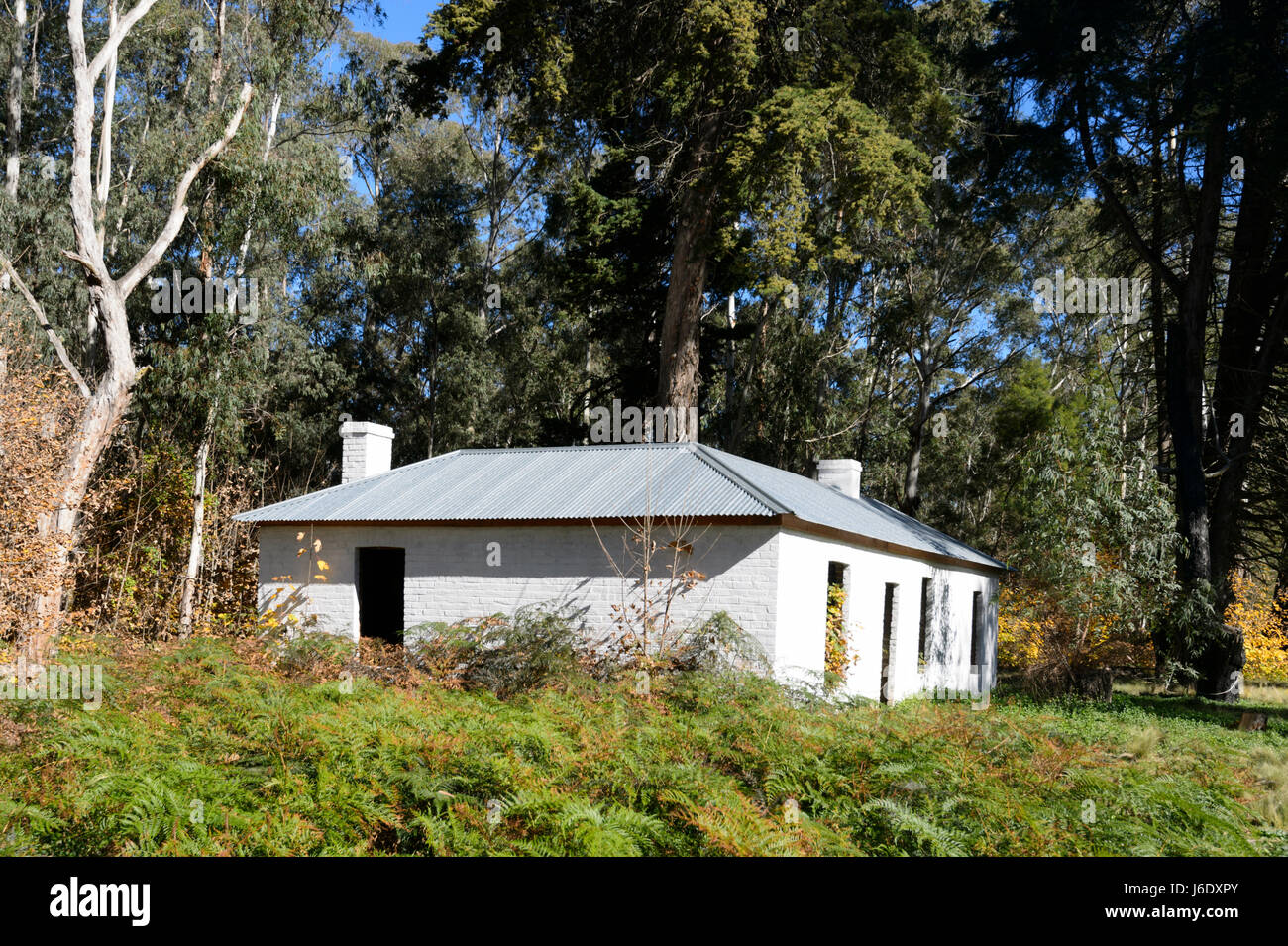 Carrington Row, old abandoned cottages in Joadja Ghost Town, a Kerosene ...