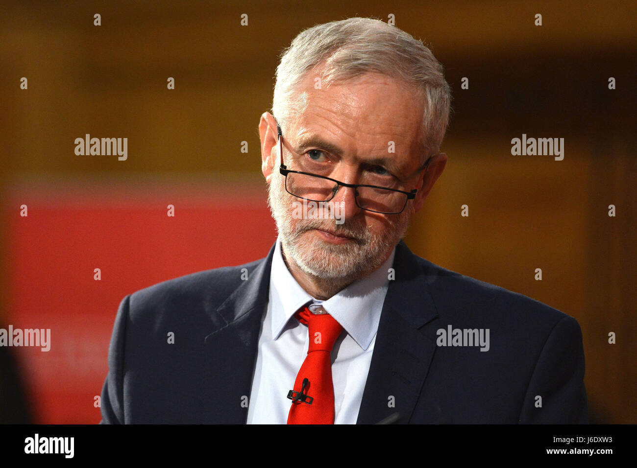 Labour leader Jeremy Corbyn delivers his first 2017 election speech at ...