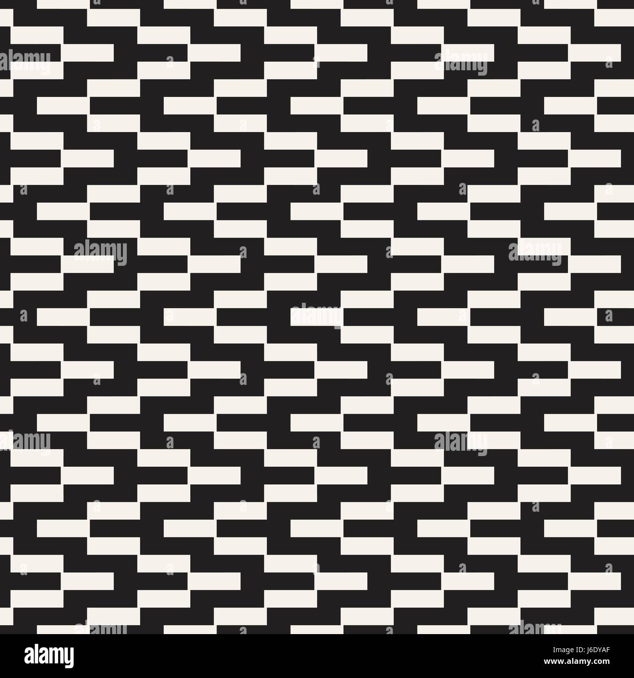 Repeatable geometric grid texture. Vector seamless mesh pattern. Monochrome zigzag edgy lines ...