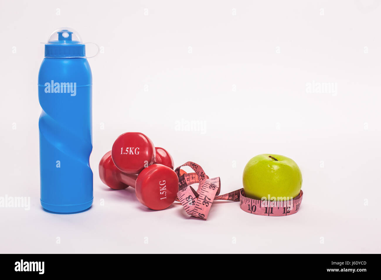 Sport objects equipment isolated healthy active lifestyle Stock Photo ...