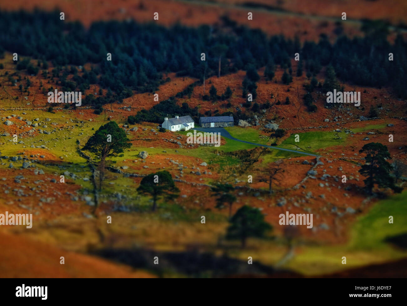 Luggala Valley, Co. Wicklow, Ireland Stock Photo - Alamy