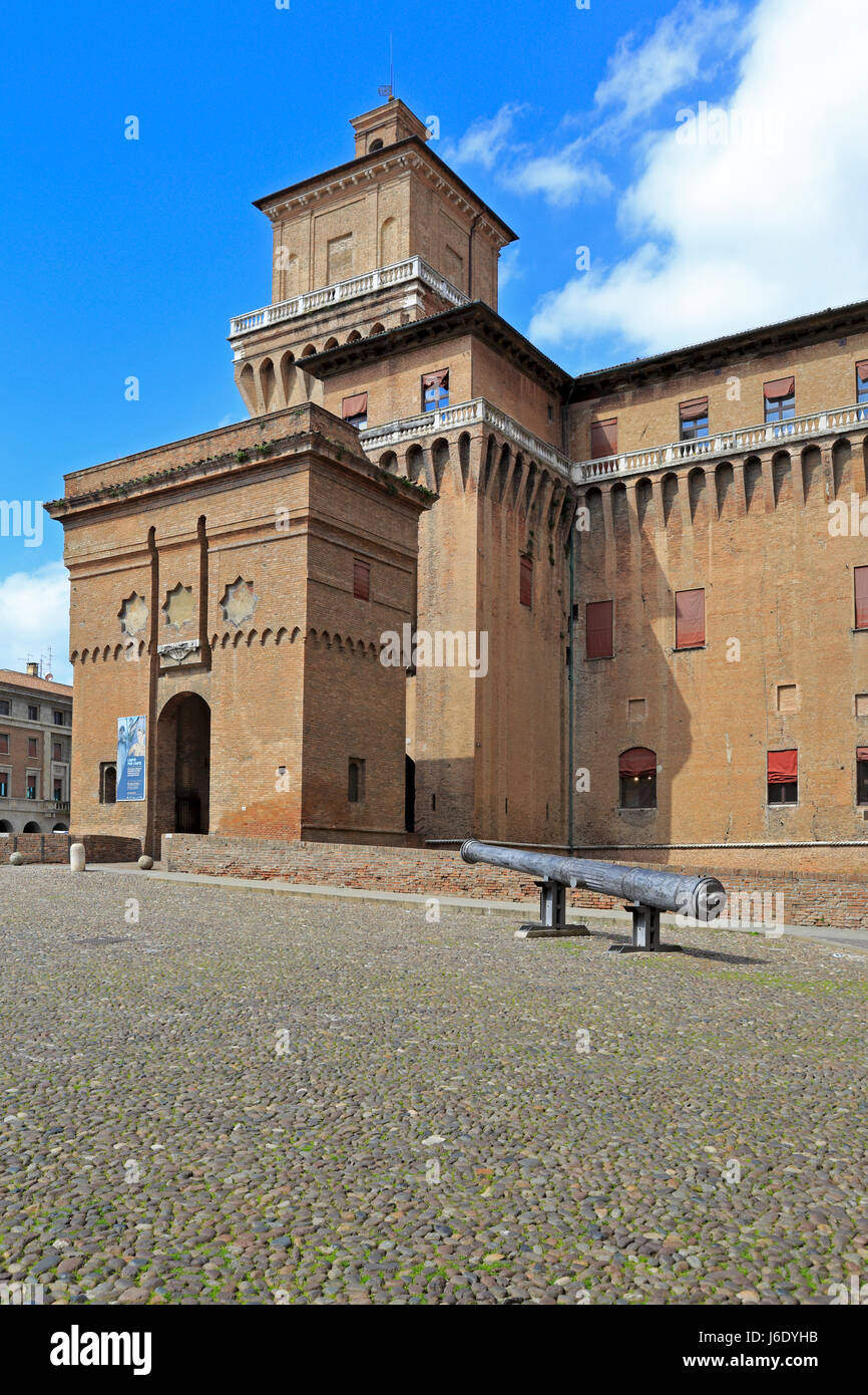 Estense Castle, Este Castle or Castello di San Michele, Ferrara, Emilia ...