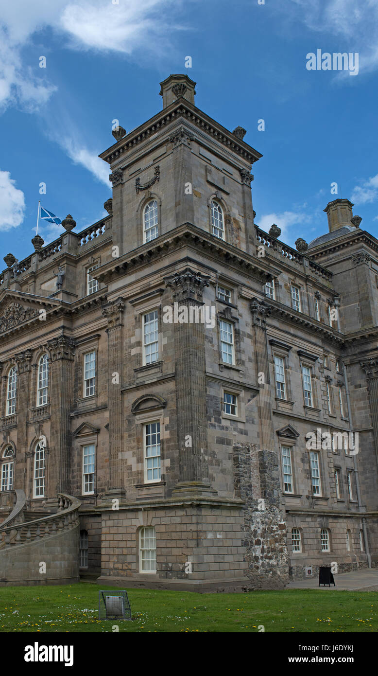 The exterior of Duff house at Banff in Aberdeenshire. Scotland. UK ...