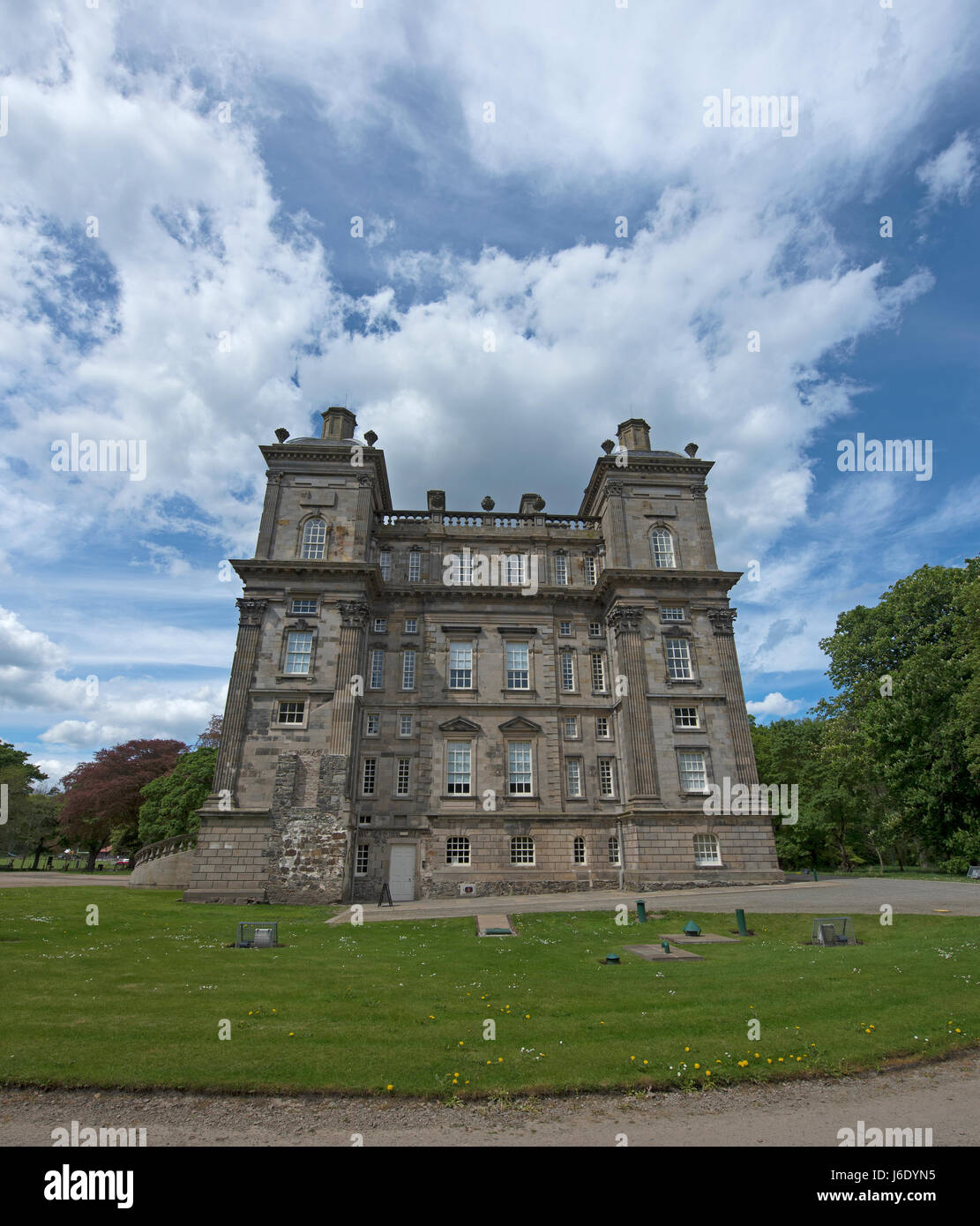 The exterior of Duff house at Banff in Aberdeenshire. Scotland. UK ...