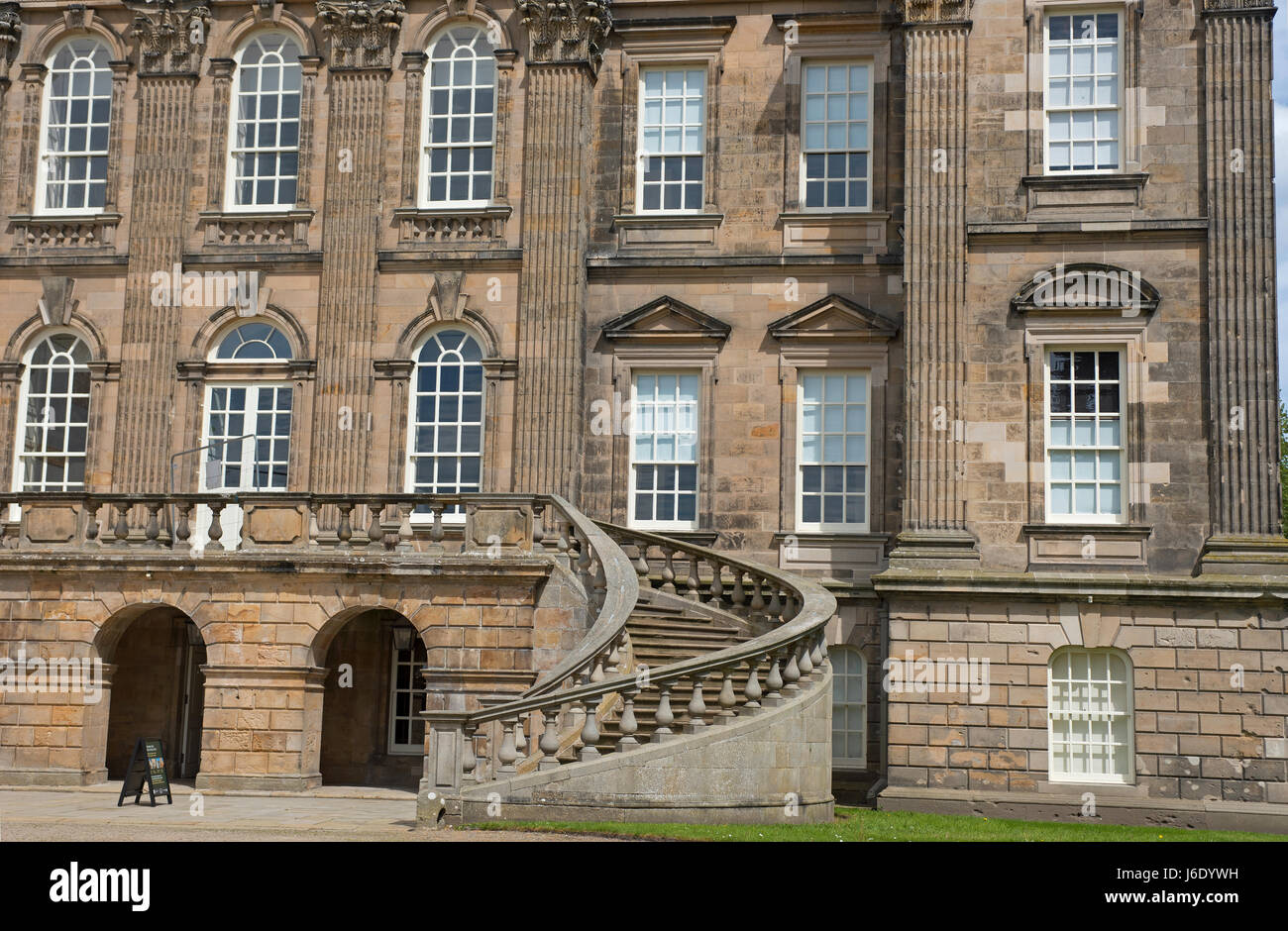 The exterior of Duff house at Banff in Aberdeenshire. Scotland. UK ...