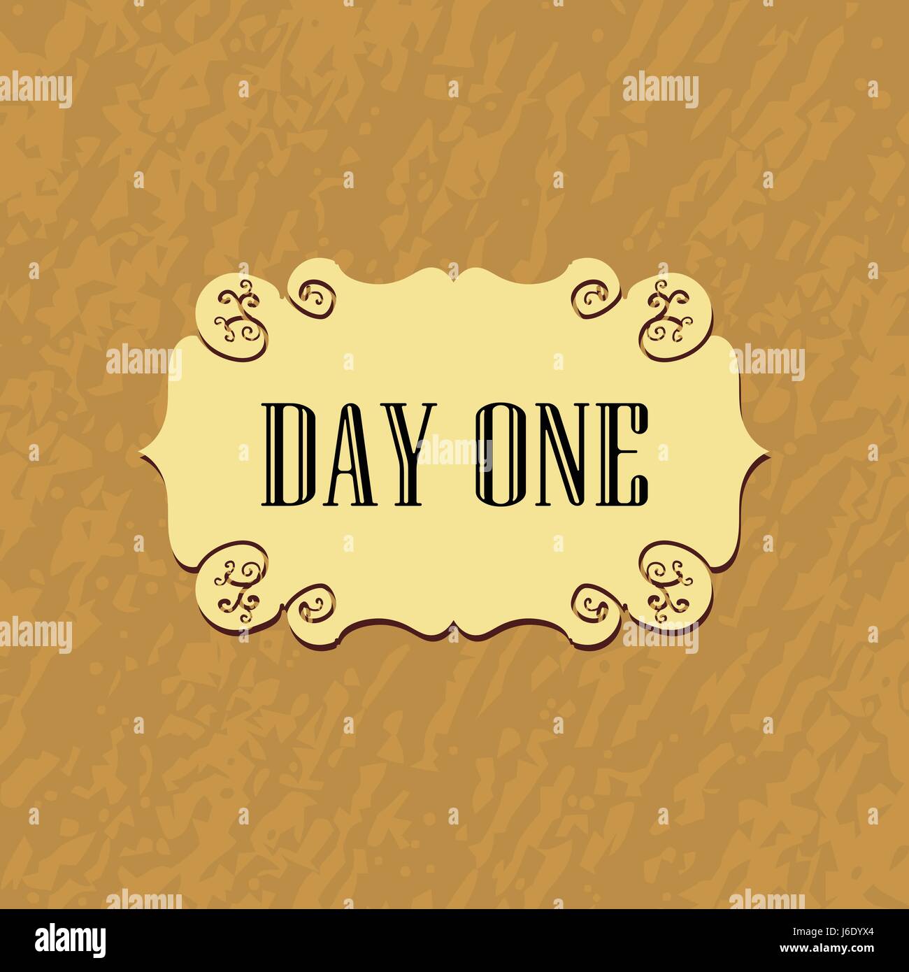 Old paper imitation background with Day One Words Vintage envelop frame ...