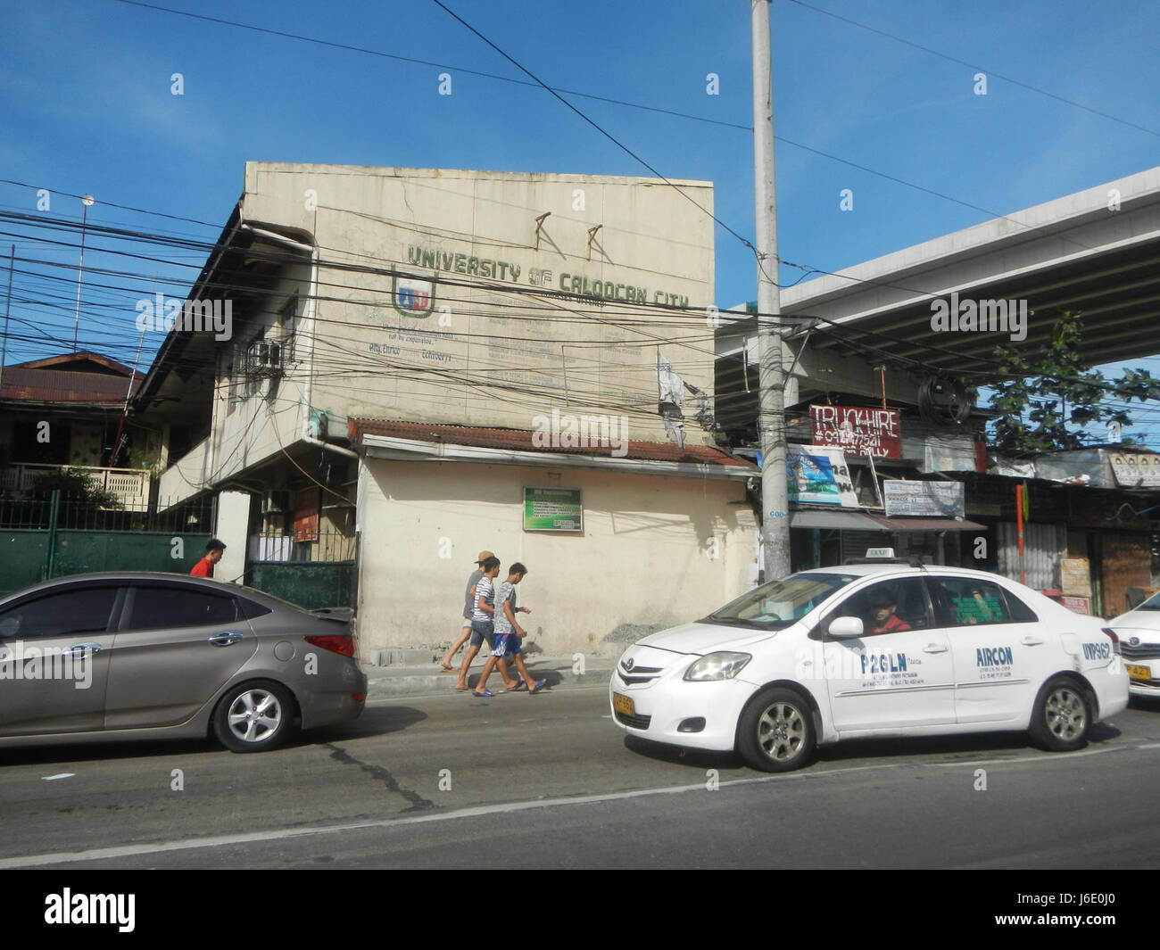 This map or photo features Caloocan City in the Philippines, with key ...