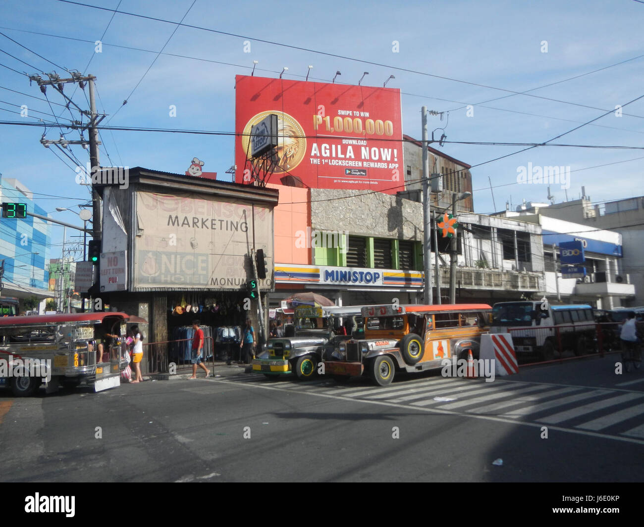 This entry refers to key roads and landmarks in the Sangandaan Barangay ...