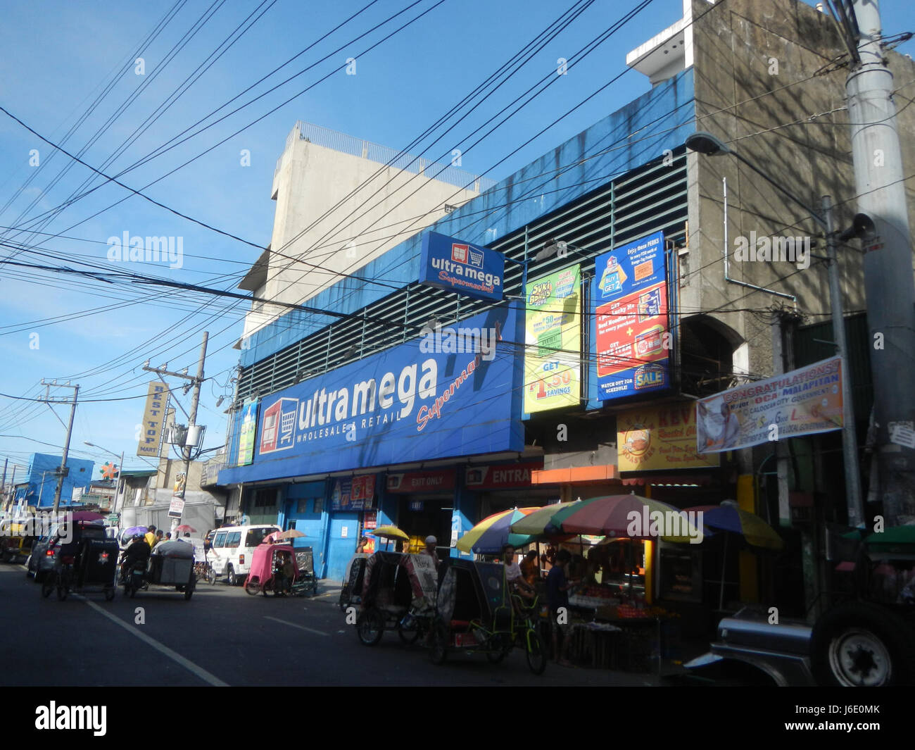 07568 Caloocan City Sangandaan Barangays Roads SM Landmarks 02 Stock ...