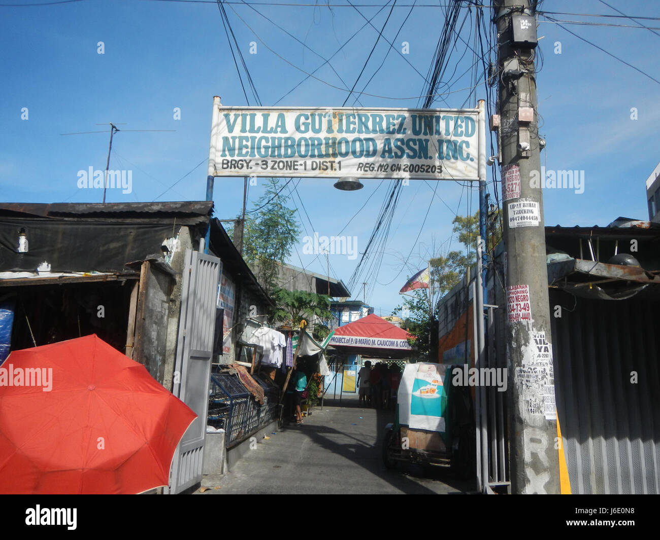 The image depicts Caloocan City, located in Metro Manila, Philippines ...