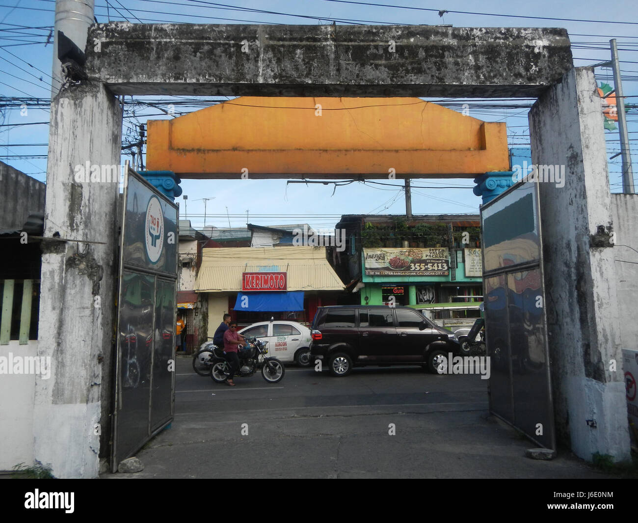 07602 Caloocan City Sangandaan Barangays Roads SM Landmarks 01 Stock ...