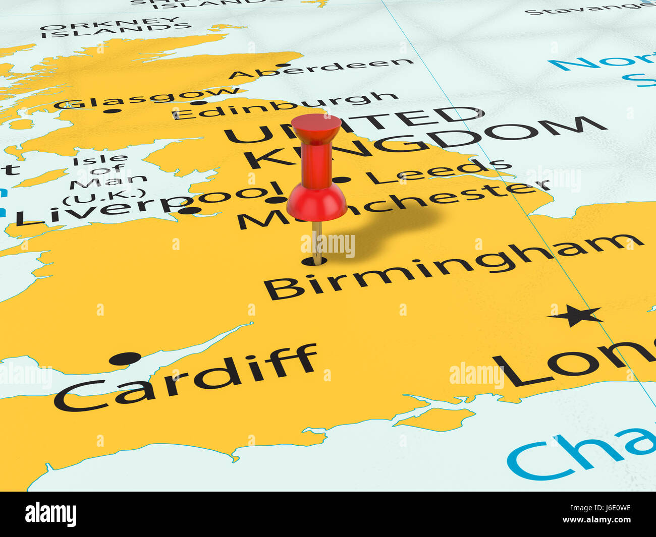 Birmingham uk map location hi-res stock photography and images - Alamy