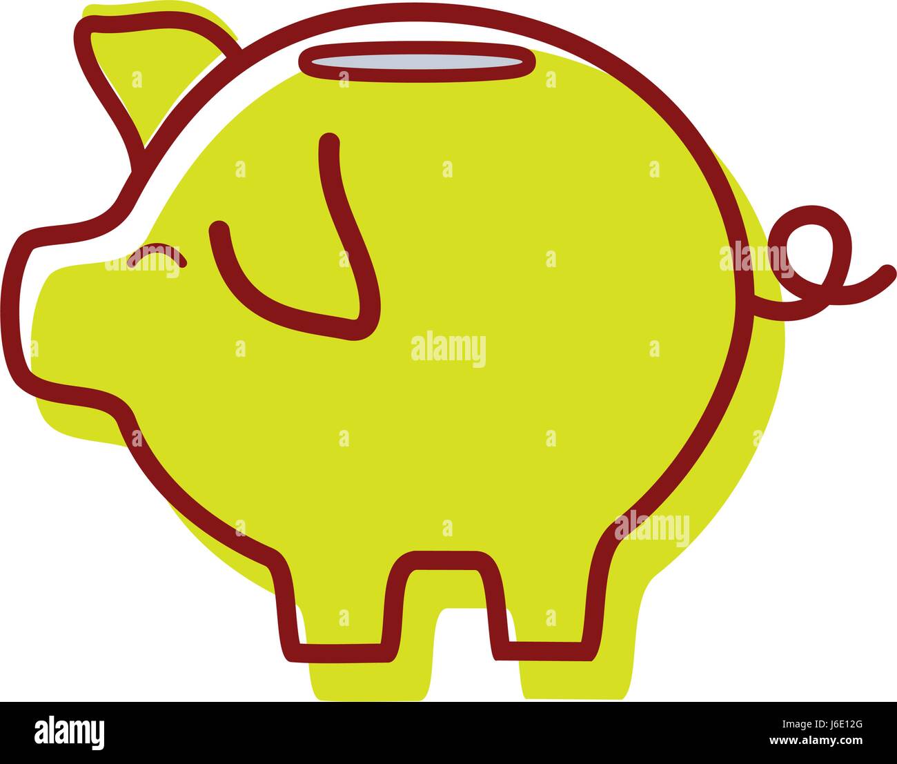 pig icon save money currency Stock Vector Image & Art - Alamy